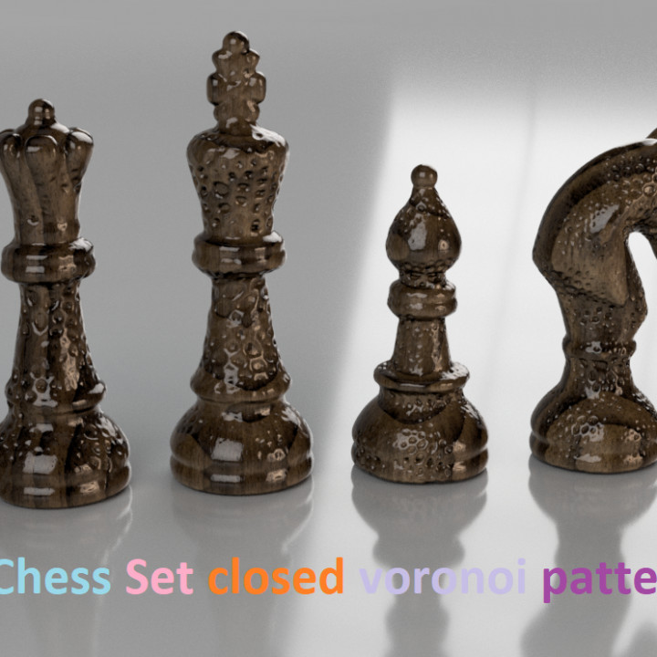 3D Printable Classical Chess (Шахматы) -remix- by raimonvibe