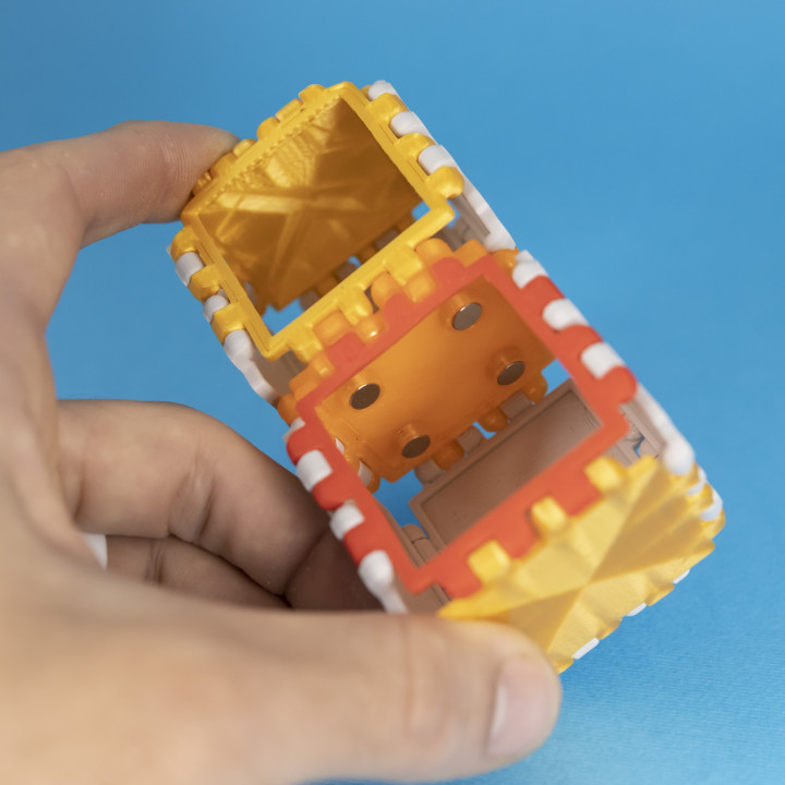 3D Printable Polypanels // Square Magnet Panel by Devin Enrique Büchele ...