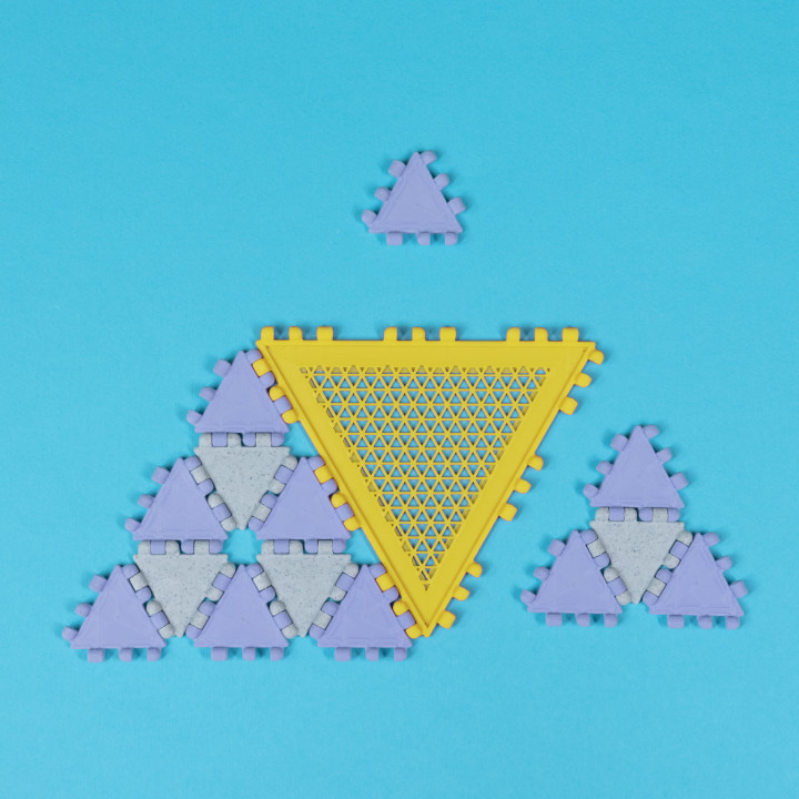 3D Printable Polypanels // 3x3x3 Triangle by Devin Enrique Büchele de ...