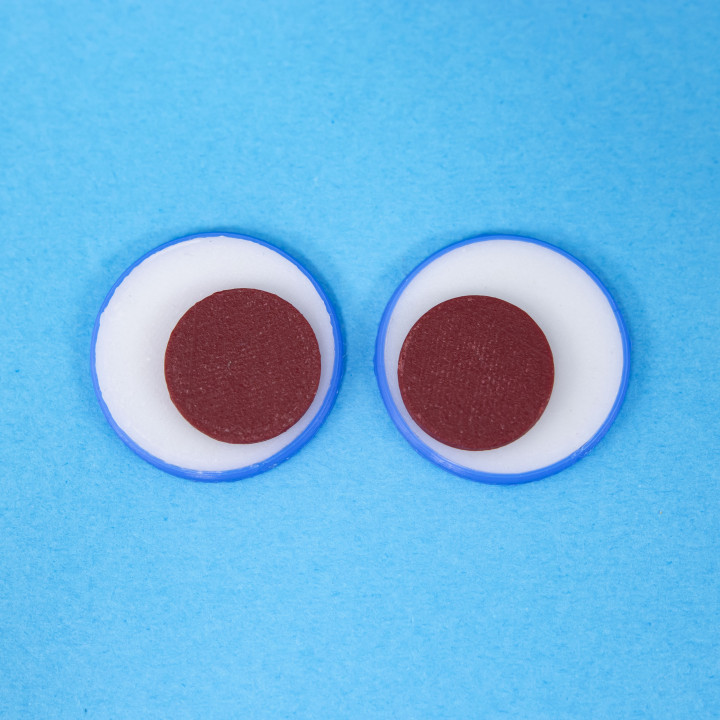 3D Printable Googly Eye Super Pack by Devin Enrique Büchele de Montes