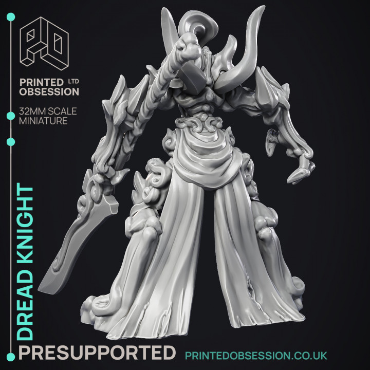 3D Printable Dread Knight - Large Monster - PRESUPPORTED - Hell Hath No ...