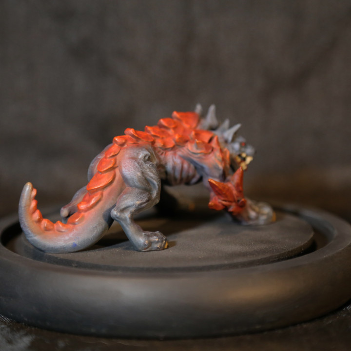 3D Print of Cerberus - Hell Hound - PRESUPPROTED - 32mm Scale by ...