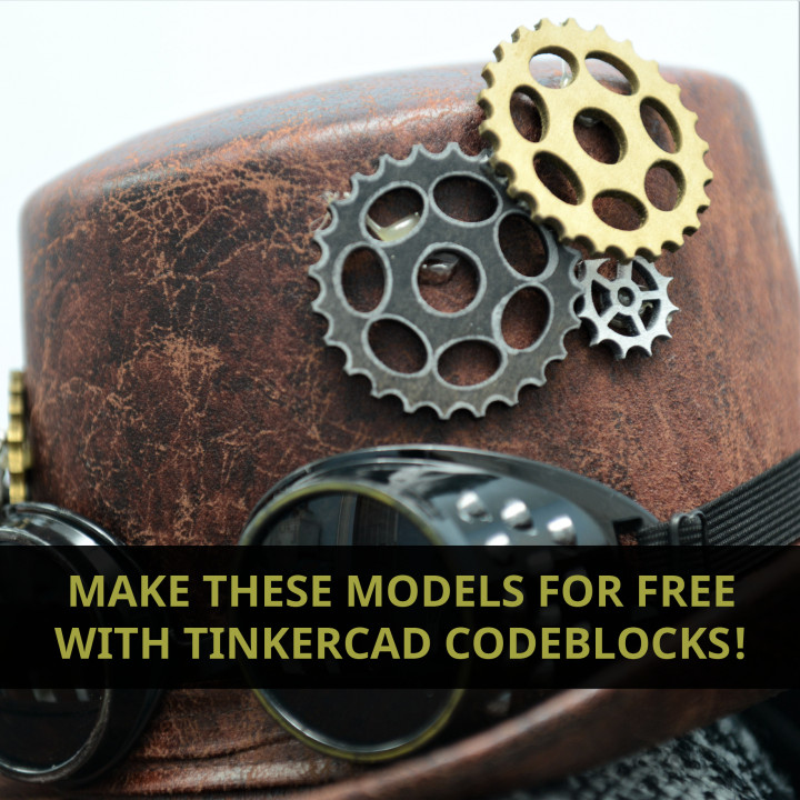 3D Printable Steampunk Cogs by Clockspring