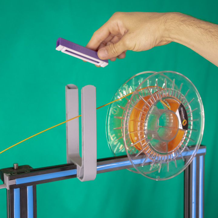 3D Printable Sturdy Simple Top Loading Spool Holder by Devin Enrique ...