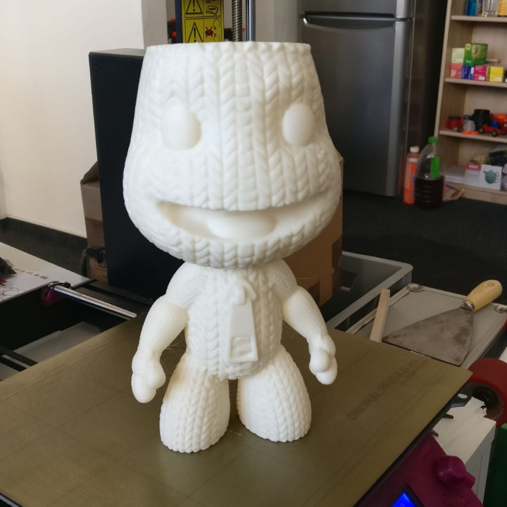 3D Print of Sackboy from "Little Big Planet" (support free) by DeJennes
