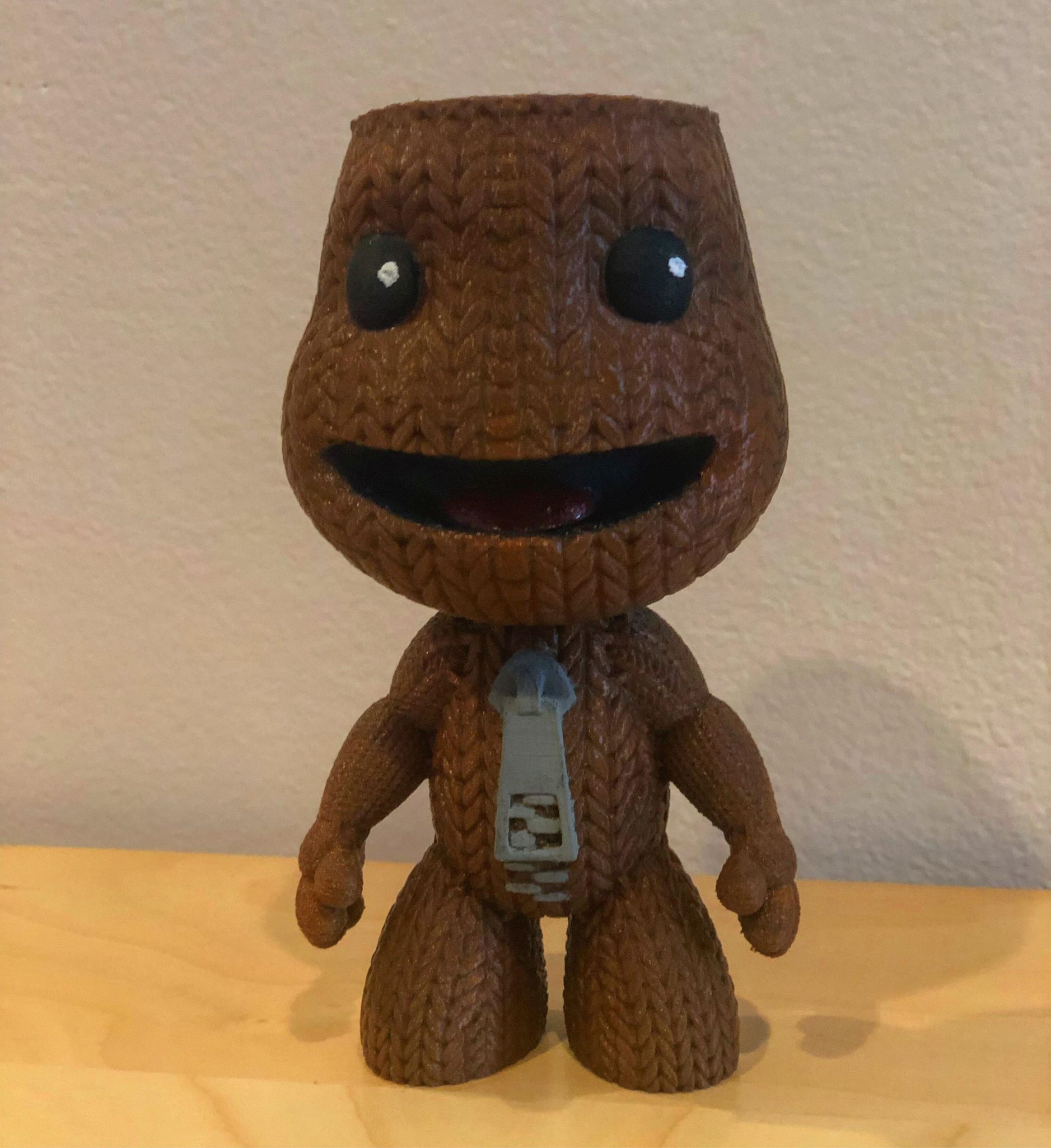 3D Print of Sackboy from "Little Big Planet" (support free) by bob.prints