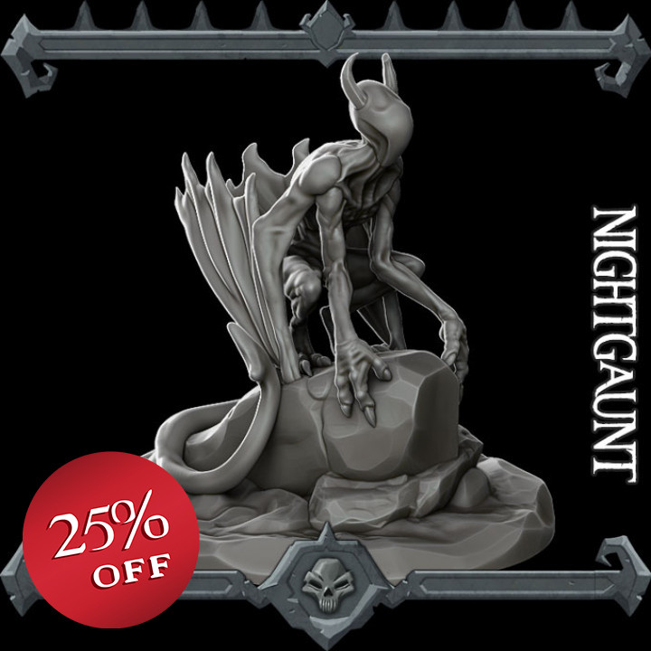 3D Printable Night Gaunt by RocketPigGames
