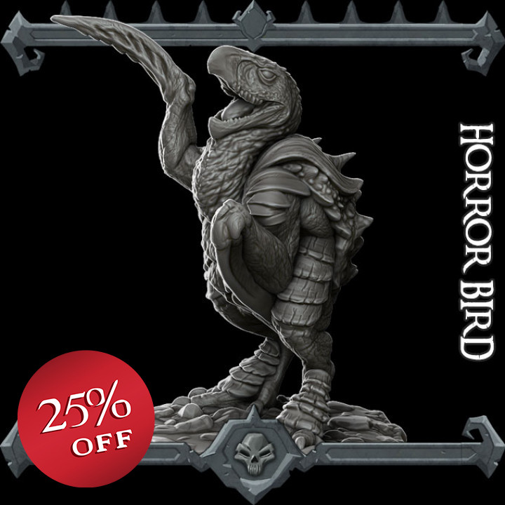 3D Printable Horror Bird by RocketPigGames