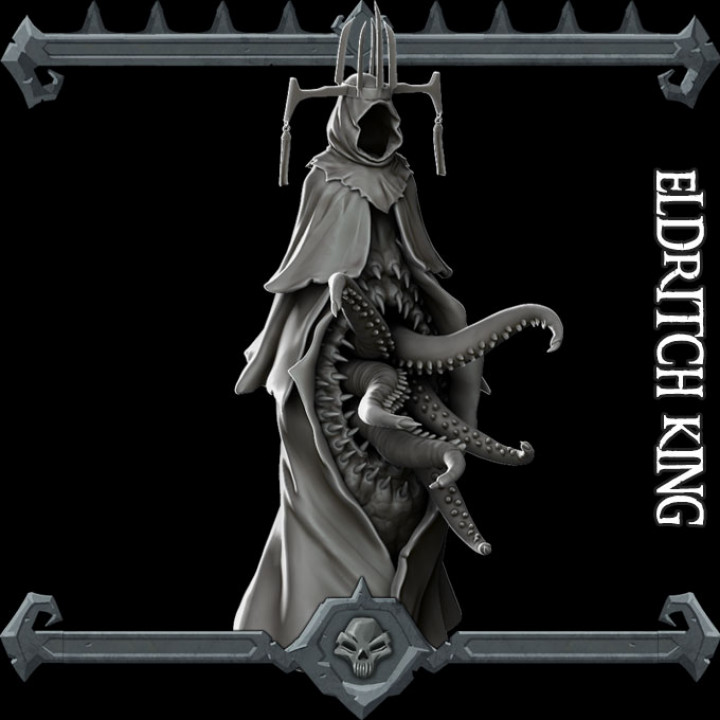 3D Printable Epic Model Kit: Eldritch King by RocketPigGames