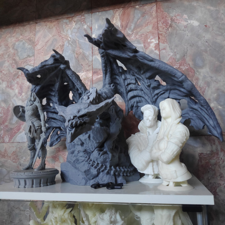 3D Print of Epic Model Kit: Undead Dragon by mahendraahdini