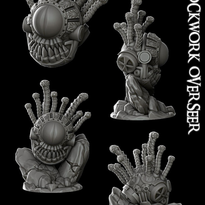 3D Printable Clockwork Overseer by RocketPigGames