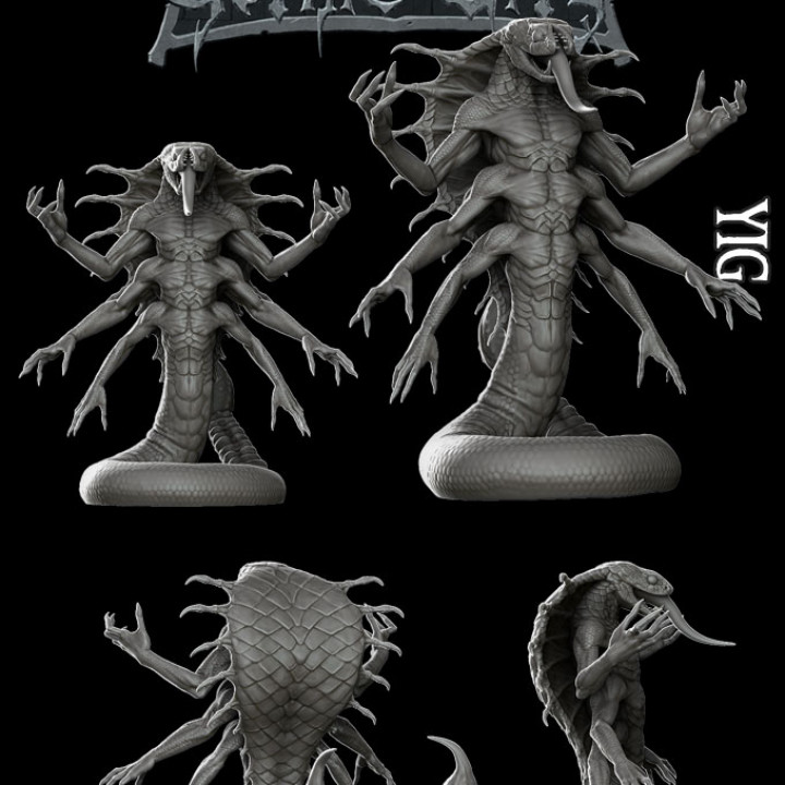 3D Printable Epic Model Kit: Yig by RocketPigGames