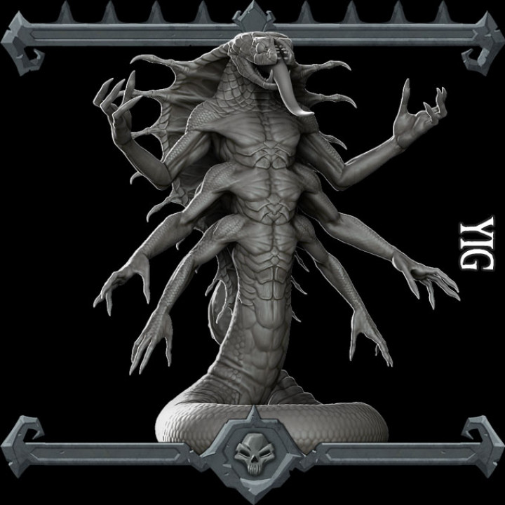 3D Printable Epic Model Kit: Yig by RocketPigGames