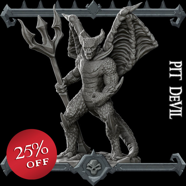 3D Printable Deluxe Pit Devil by RocketPigGames
