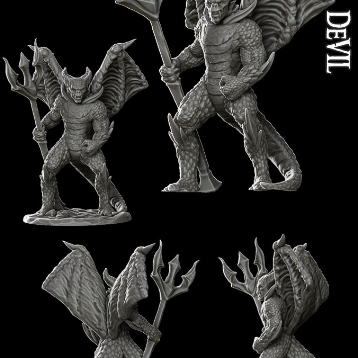 3D Printable Deluxe Pit Devil by RocketPigGames