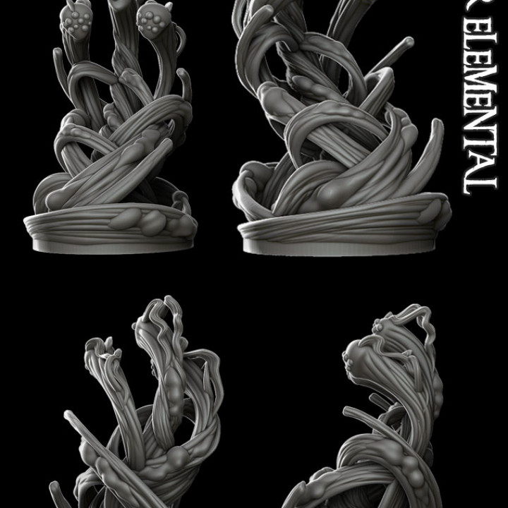 3D Printable Air Elemental by RocketPigGames