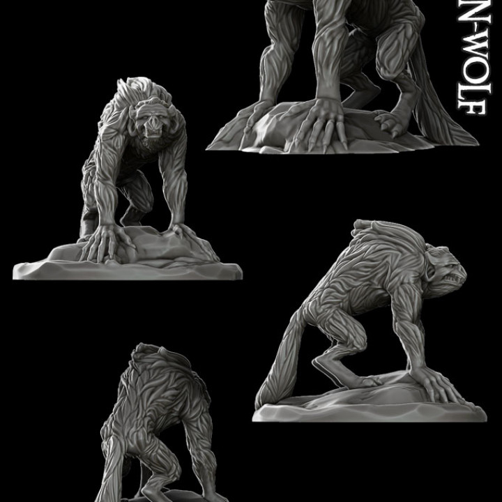 3D Printable Man-Wolf by RocketPigGames