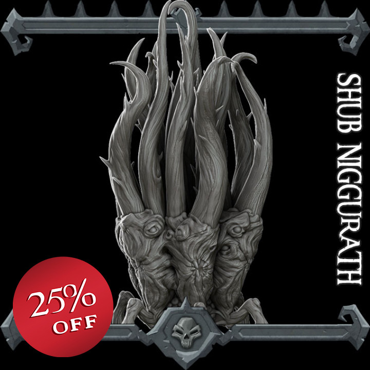 3D Printable Epic Model Kit: Shub Niggurath by RocketPigGames