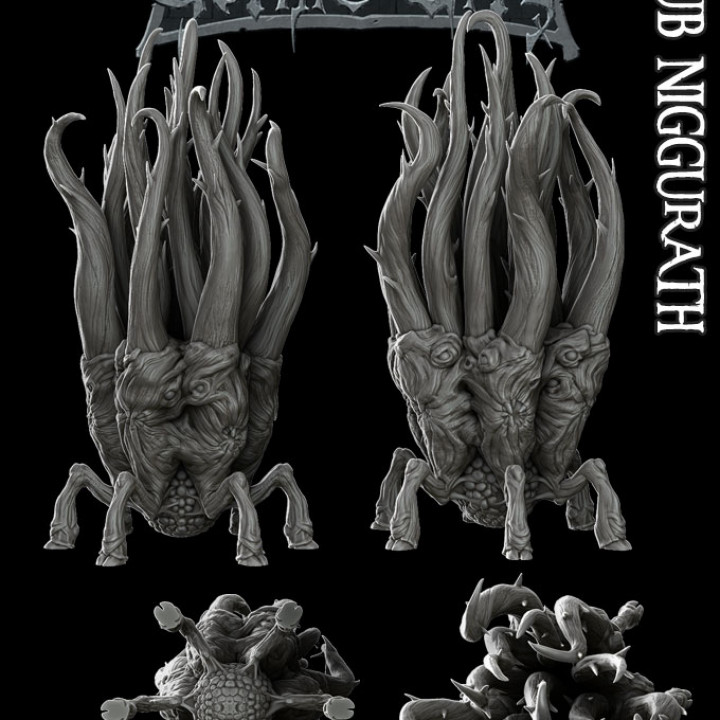 3D Printable Epic Model Kit: Shub Niggurath by RocketPigGames