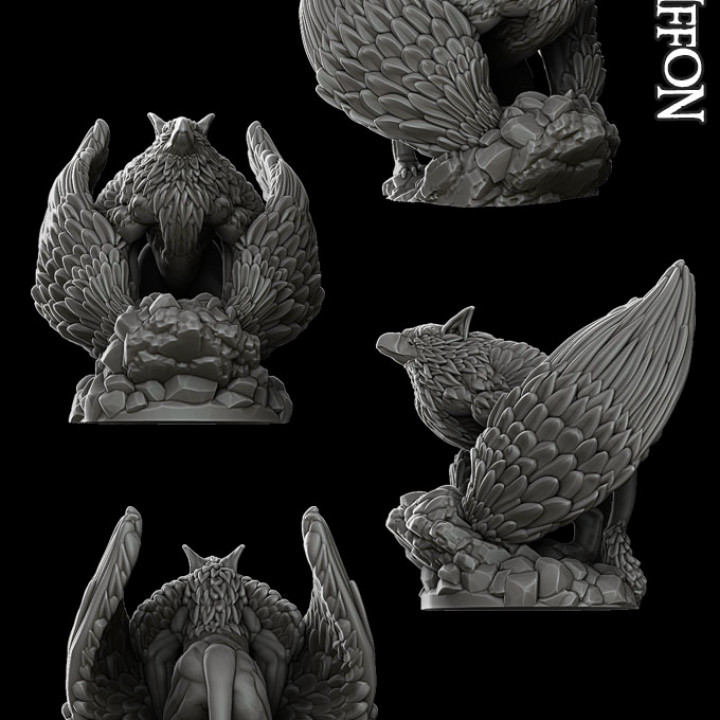 3D Printable Deluxe Griffon by RocketPigGames