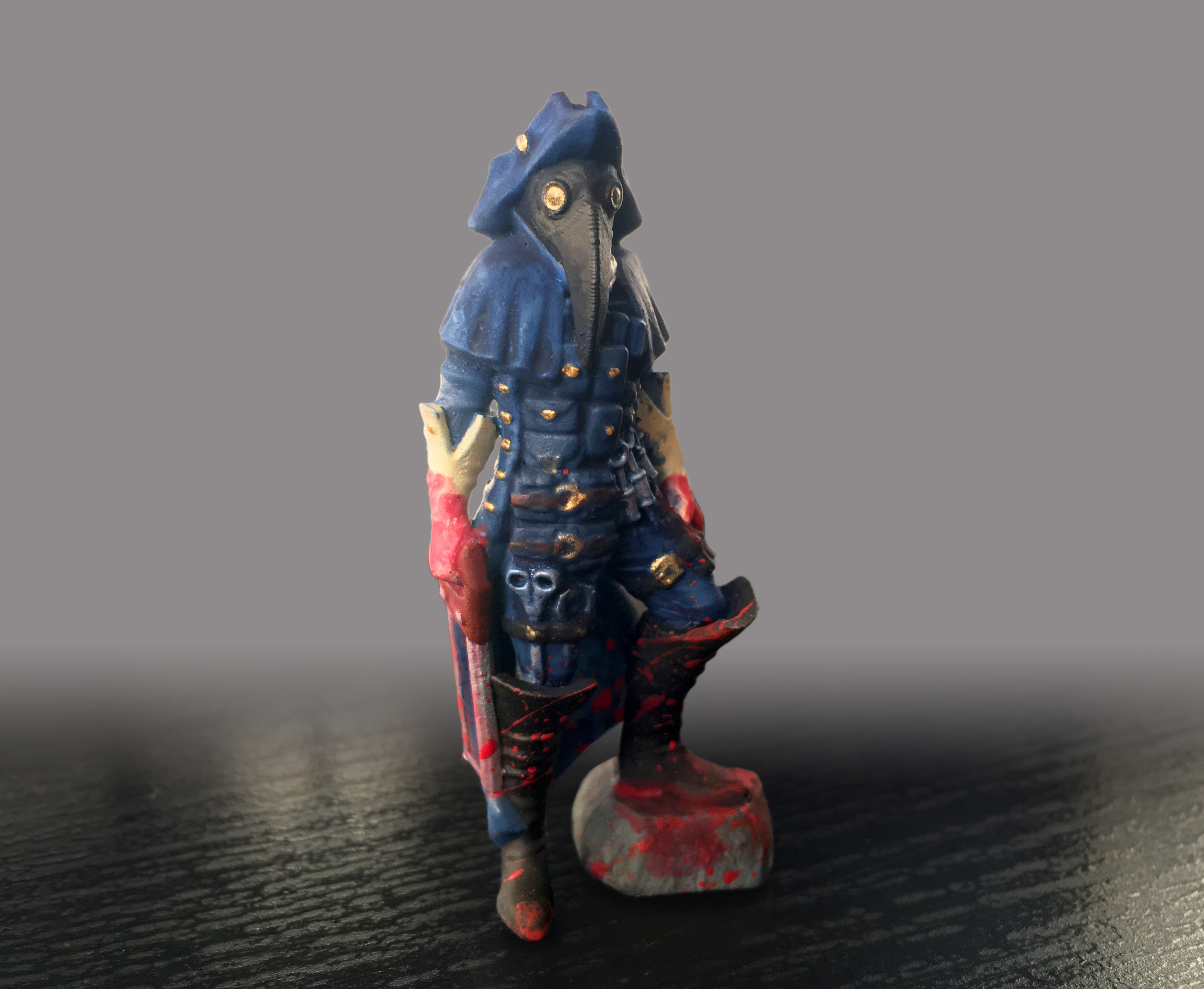 3D Printable Plague Doctor by RocketPigGames