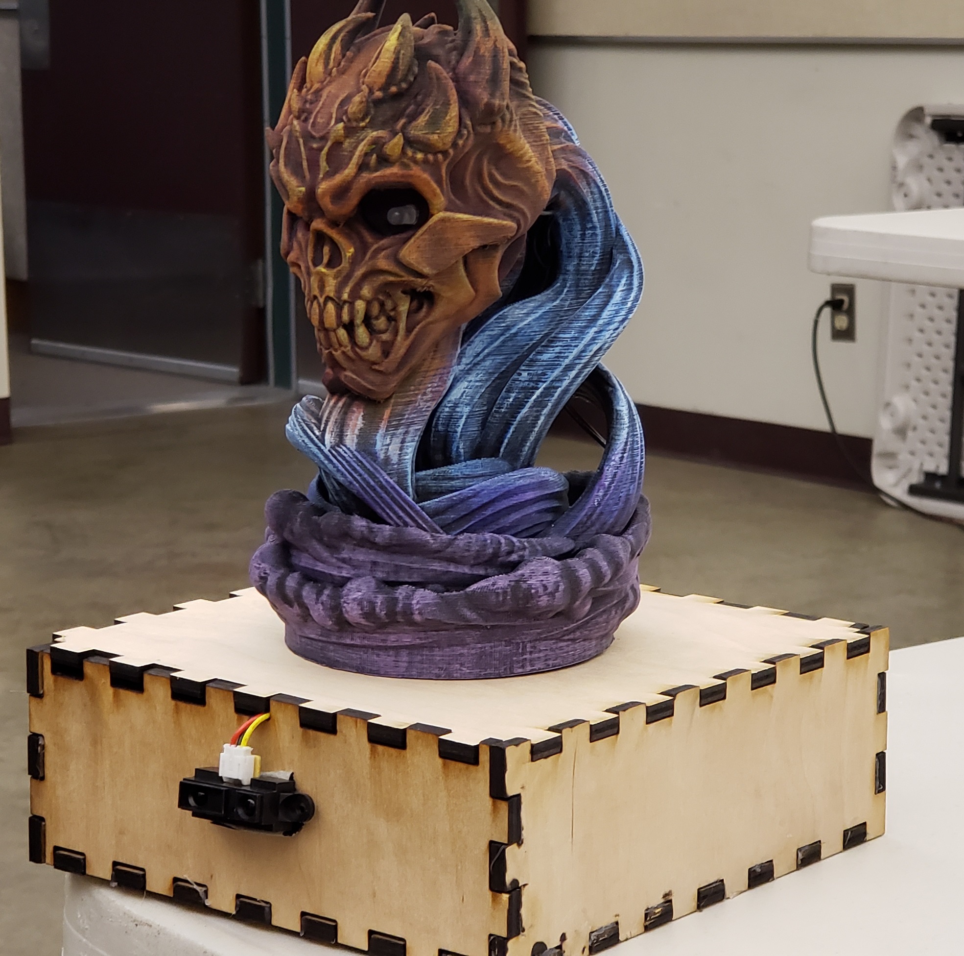 3D Printable Death Skull by RocketPigGames