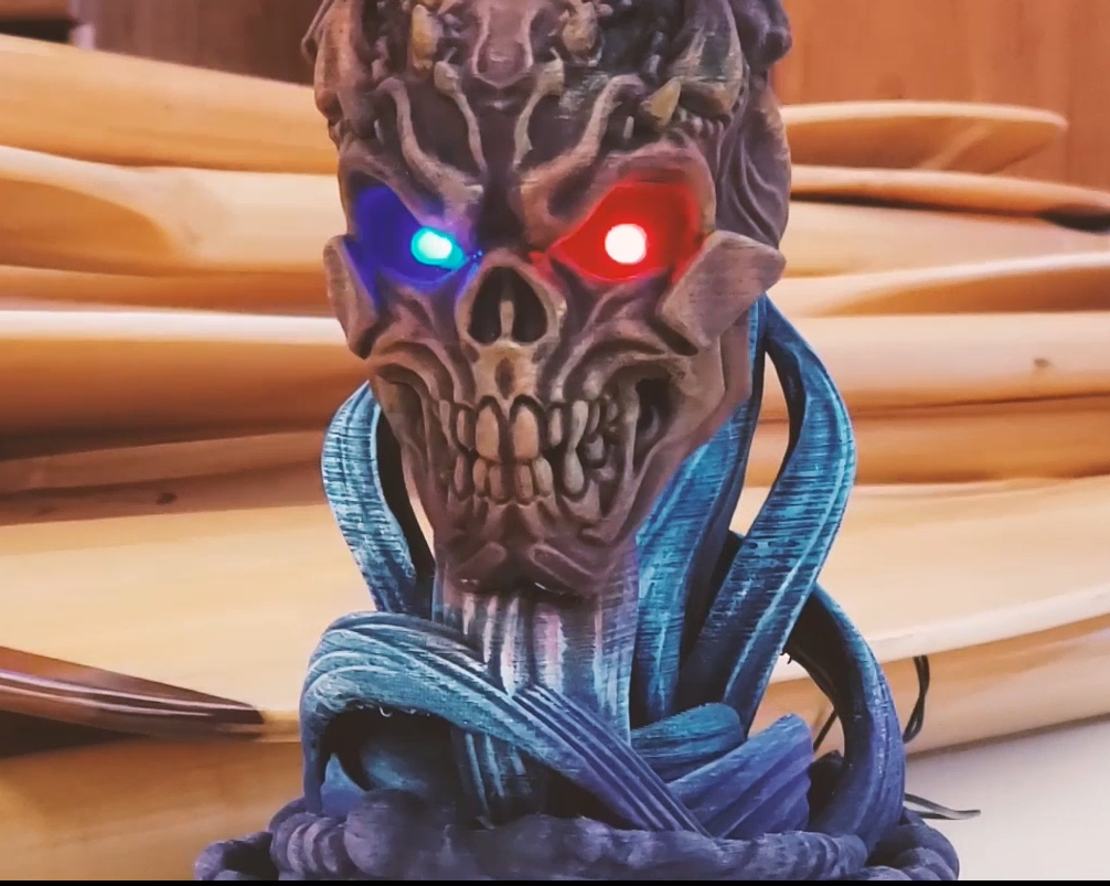 3D Printable Death Skull by RocketPigGames