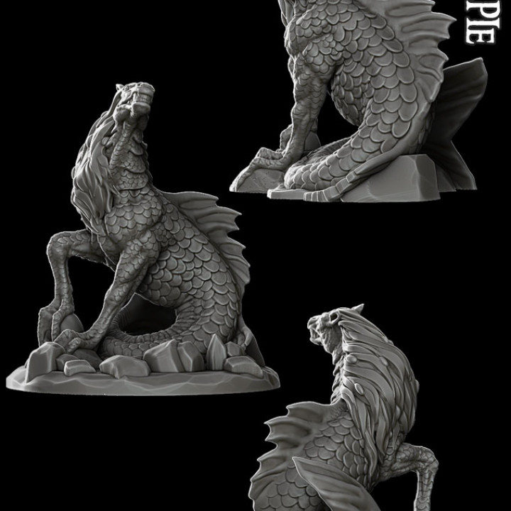 3D Printable Kelpie by RocketPigGames