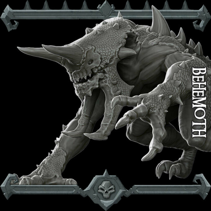 3D Printable Epic Model Kit: Behemoth by RocketPigGames