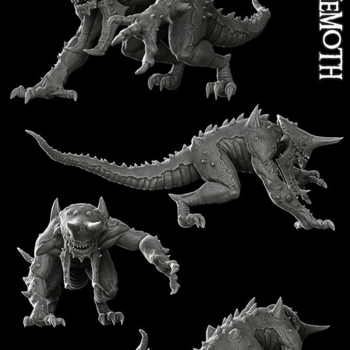3D Printable Epic Model Kit: Behemoth by RocketPigGames