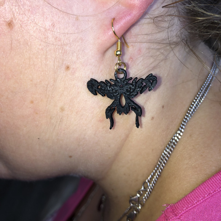 3D Printable Celtic fly earrings by Idea Lab