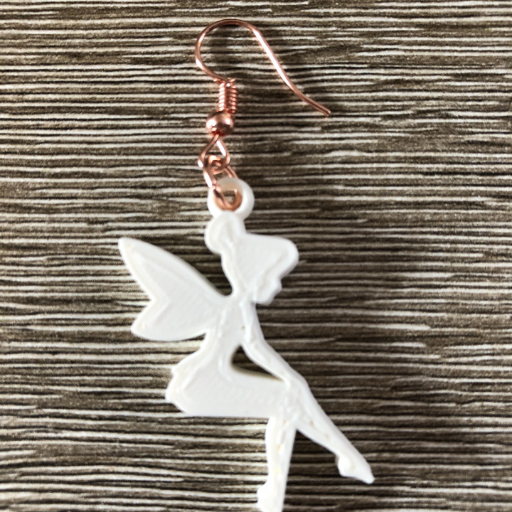 3D Printable Tinker Bell earrings by Raimon Baudoin