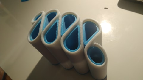 3D Printable Wave Caddy by Clockspring