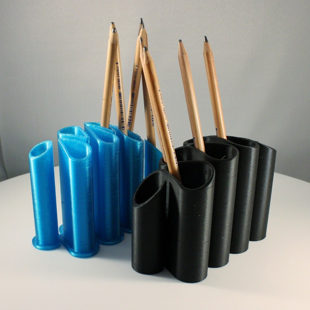 3D Printable Wave Caddy by Clockspring