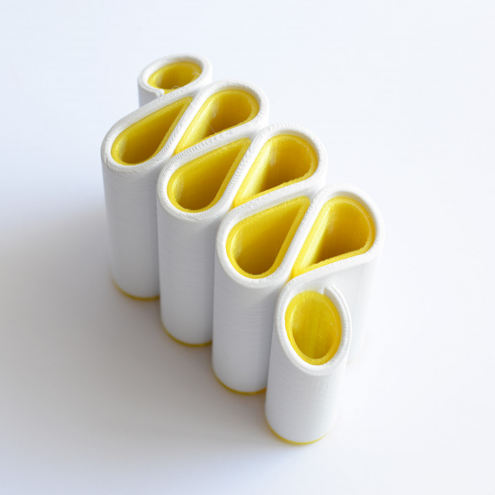 3D Printable Wave Caddy by Clockspring