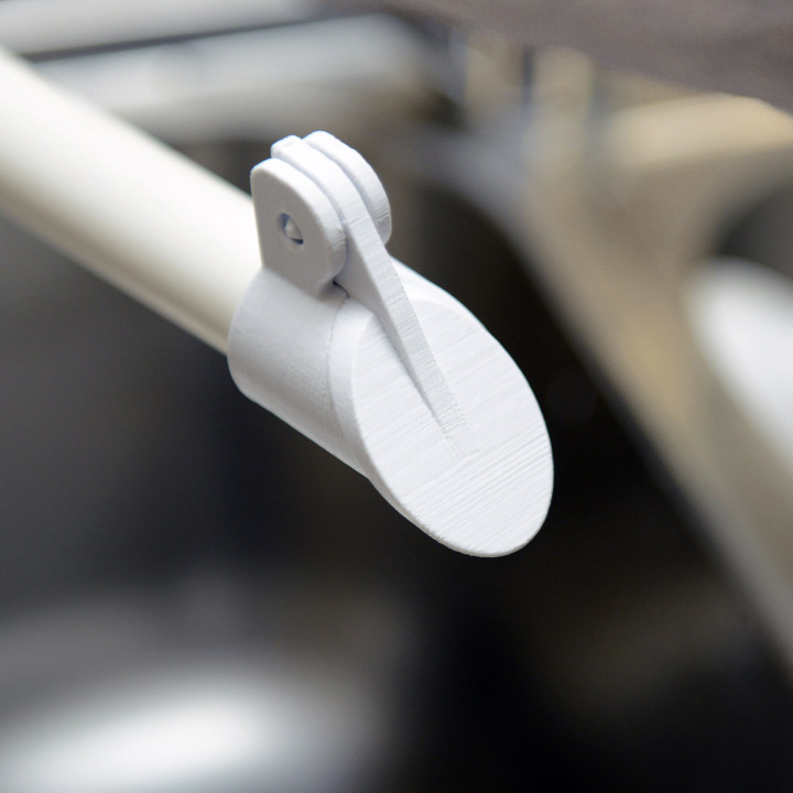 3D Printable 15mm Pipe Flap Valve - prints assembled! by Clockspring