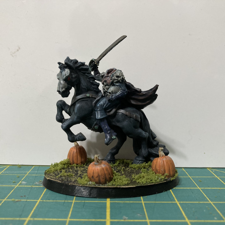 3D Print of Headless horseman - Undead Rider - PRESUPPORTED - 32mm ...