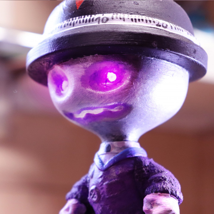 3D Printable Newton from "Little Big Planet" (support free) by Rober Rollin