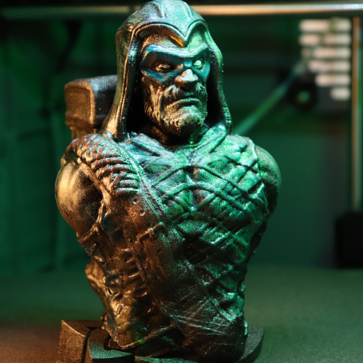 3D Printable Green Arrow from DC Comics (support free bust) by Rober Rollin
