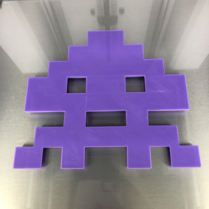 3D Printable Space invaders: squid by Idea Lab