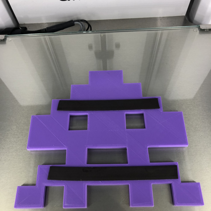 3D Printable Space invaders: squid by Idea Lab