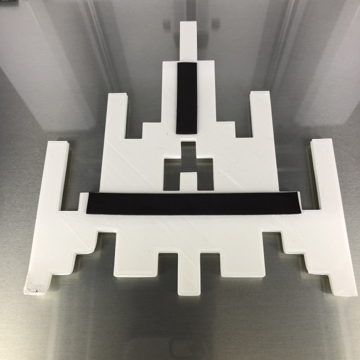 3D Printable Space invaders: ship by Idea Lab