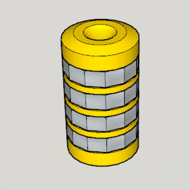 3D Printable Original Cryptex by Shidou_Industries