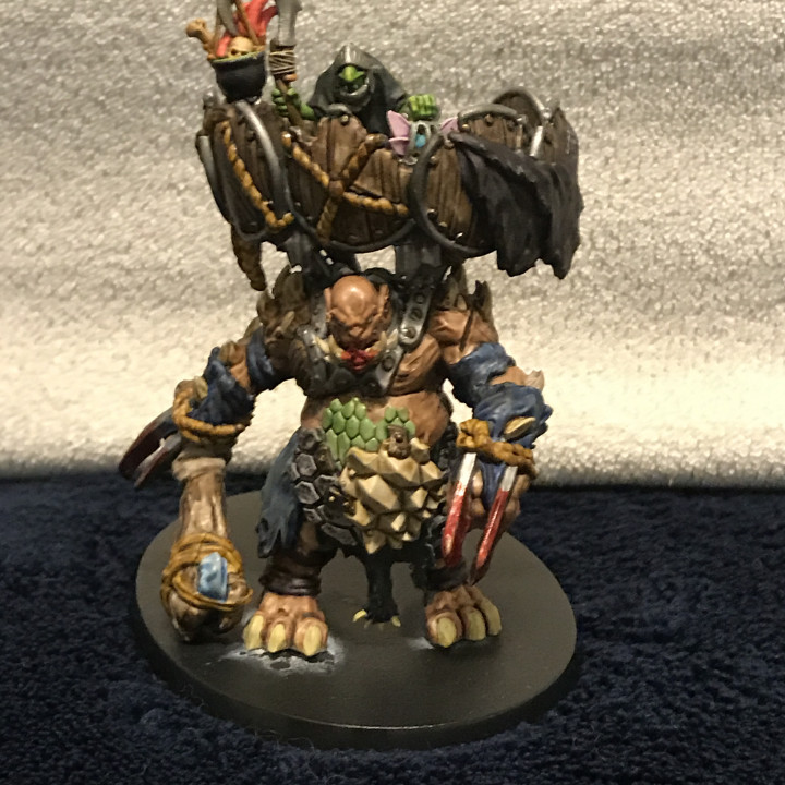 3D Printable Ogre Fort - Armoured Mount - PRESUPPORTED - 32mm scale by ...