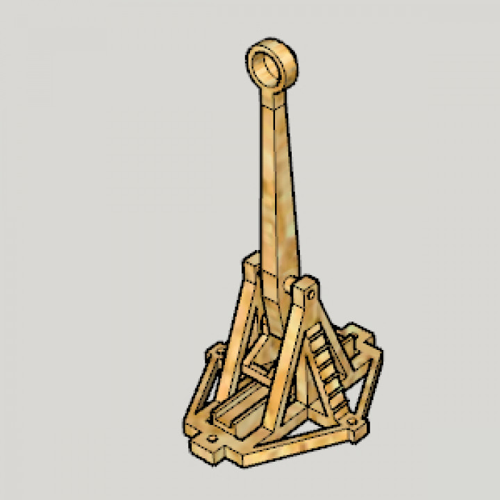 3D Printable 3D Printing Catapult A by Shion_Shidou