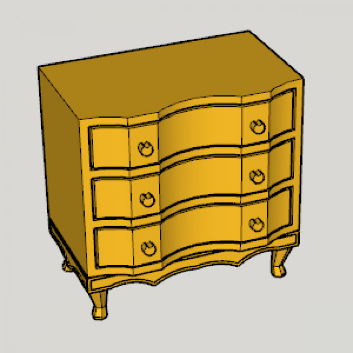 3D Printable Classic Chest by Shion_Shidou