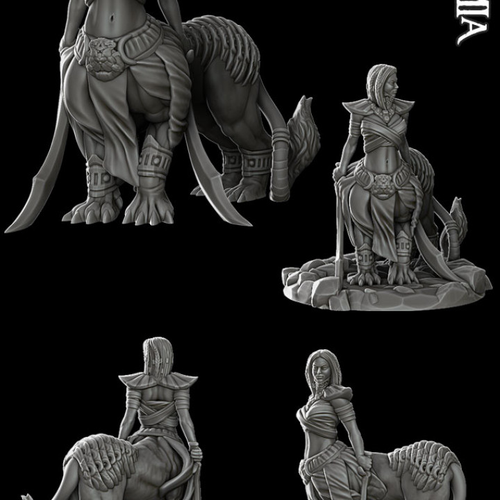 3D Printable Lamia by RocketPigGames