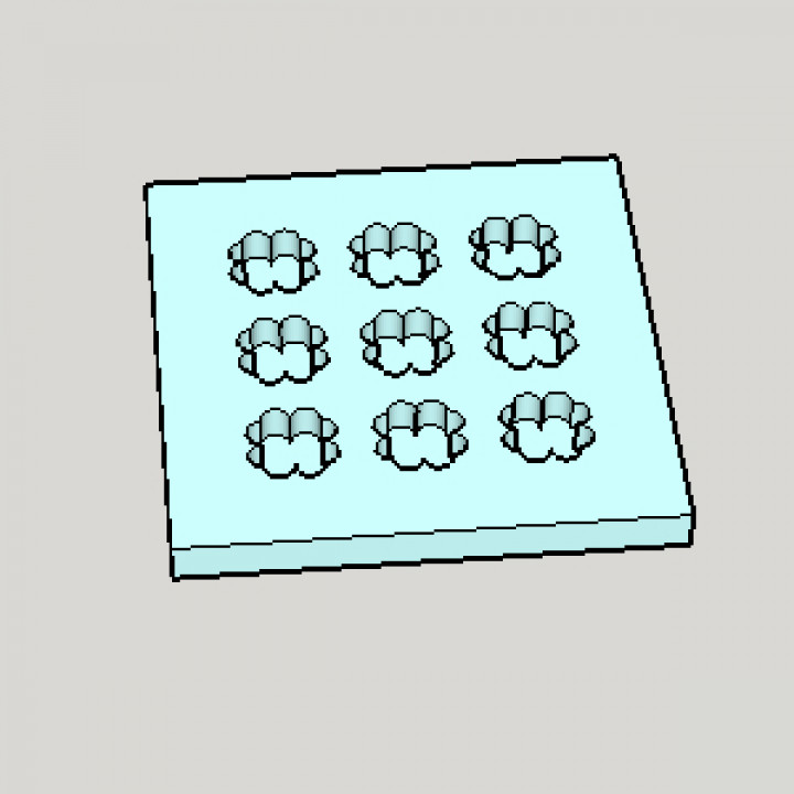 3D Printable Clover Ice Tray by Shion_Shidou
