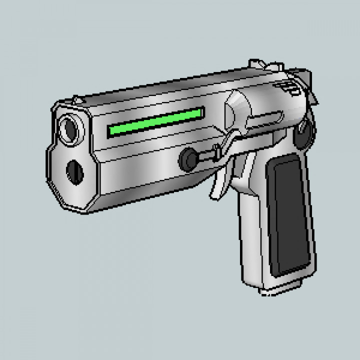 3D Printable Star Ocean EX Phase Gun by Shidou_Industries