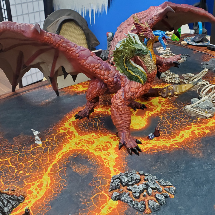 3D Print of Epic Model Kit: Dragon God by GavilanOrd